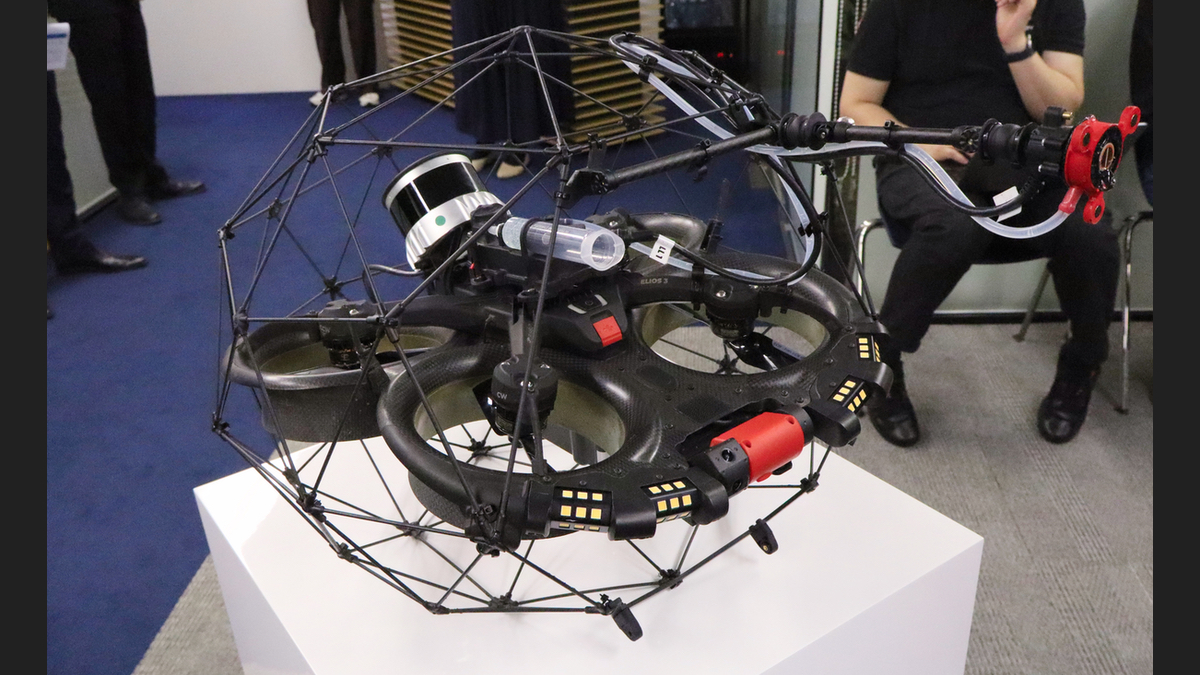 【特集】ドローンで壁面や板厚を超音波で測定するELIOS 3専用「UT検査ペイロード」を発表 - ドローンジャーナル