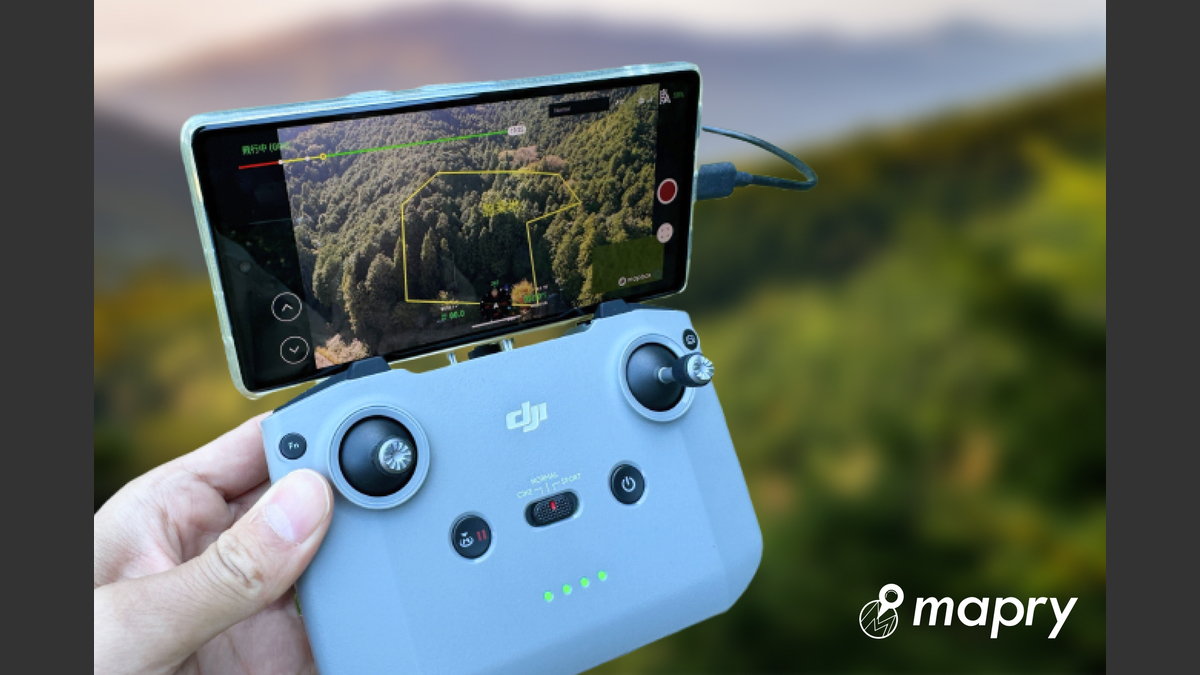 Androidアプリ「mapryドローン版」がアップデート、施業地や境界のGISデータを現地でAR投影 - ドローンジャーナル