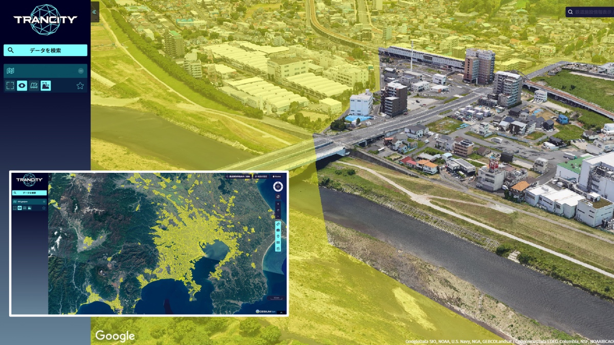 デジタルツインプラットフォーム「TRANCITY」がアップデート、GeoJSONに対応 - ドローンジャーナル